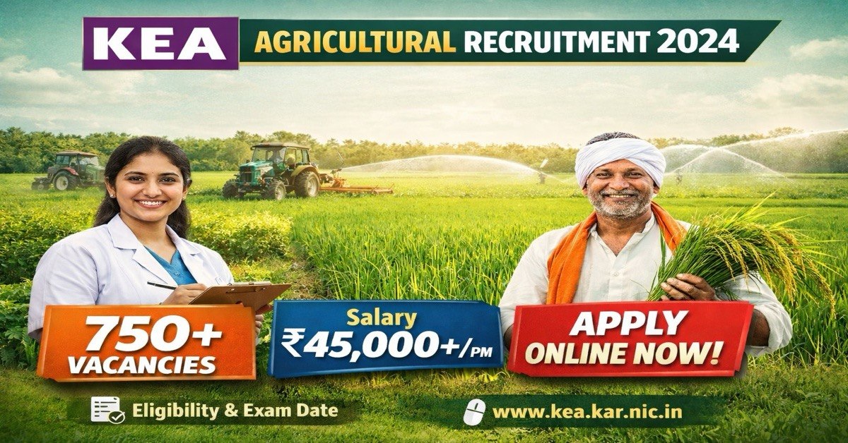 KEA Agriculture Department Recruitment 2026 Apply Online for 890 AO ...